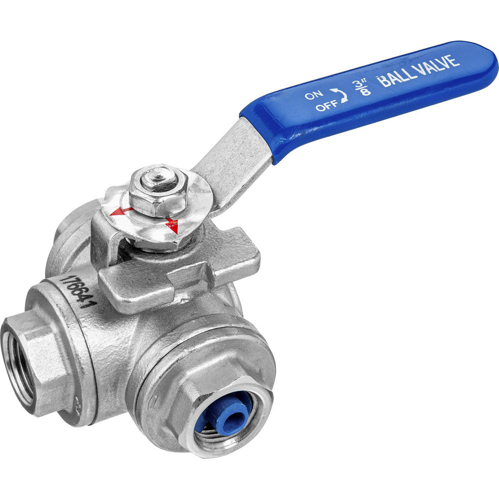 USA Industrials - Three Way Ball Valve: Standard Port, | MSC Direct