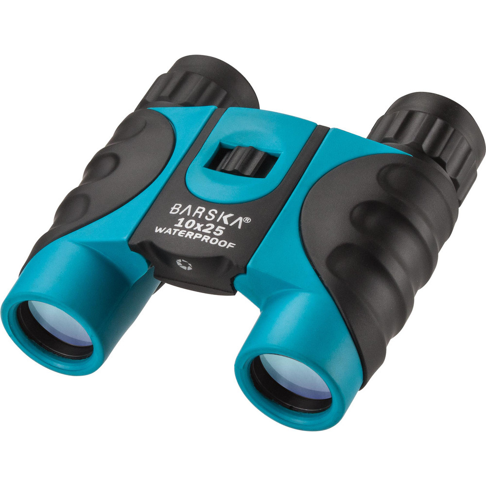 Micro World Corp - BARSKA 10x25mm Blue Waterproof Compact Binoculars ...