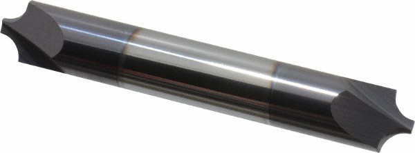 Accupro - 0.14" Radius, 3/8" Diam, 2 Flute Solid Carbide Corner Rounding End Mill - 08481152 ...