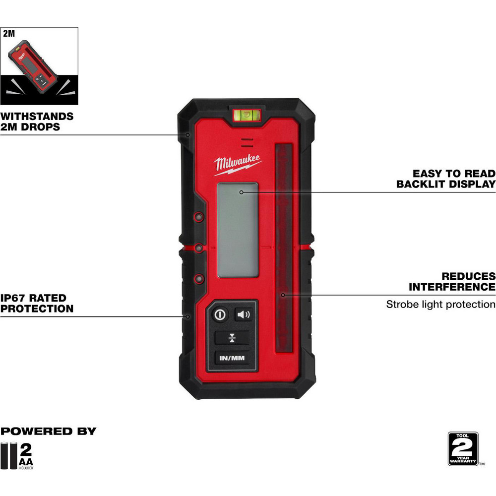 Milwaukee Tool - Level Accessories: Type: Receiver; For Use With ...