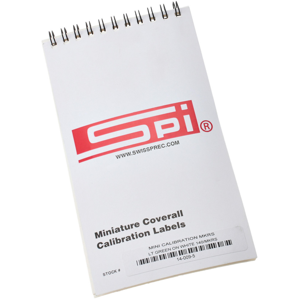 SPI - Inspection & Quality Label: "Calibration I.D. No.__ By__Date__Due ...