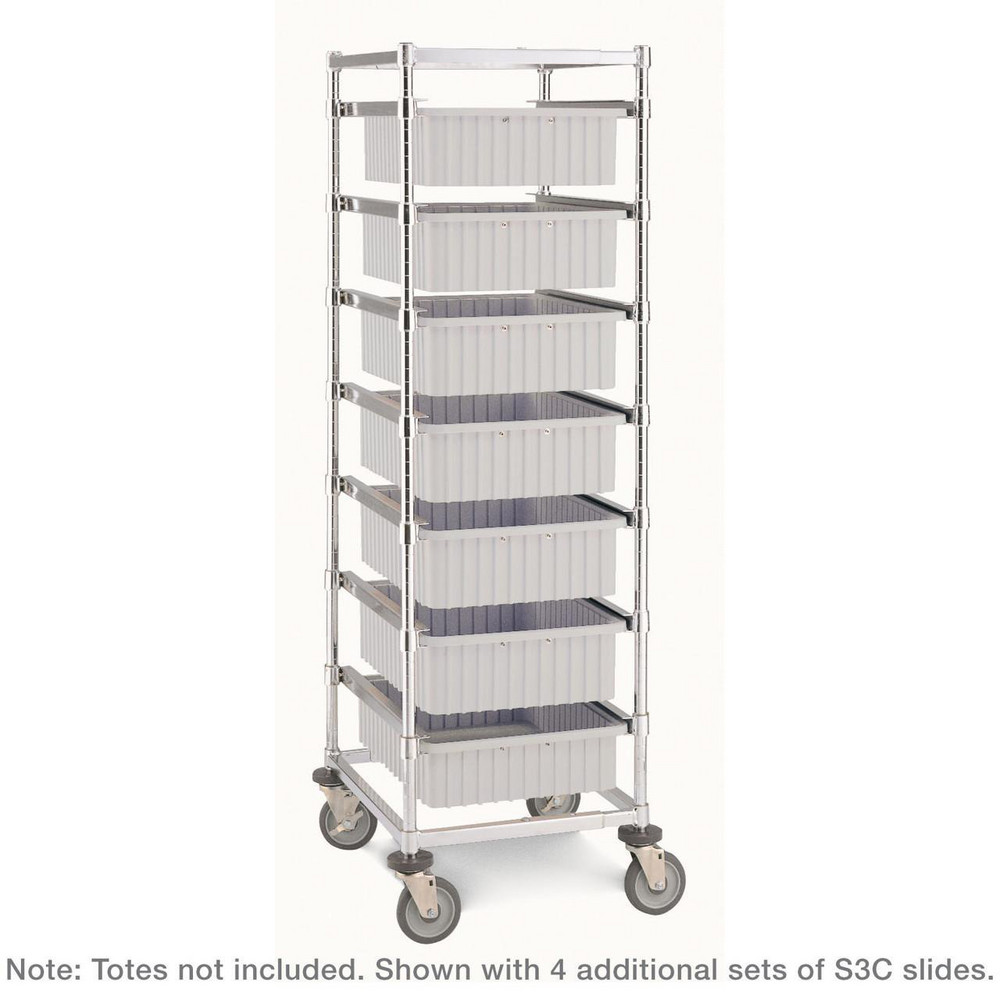Metro - Single Bay Tote Rack: Use with Totes, Trays & and Other Types ...