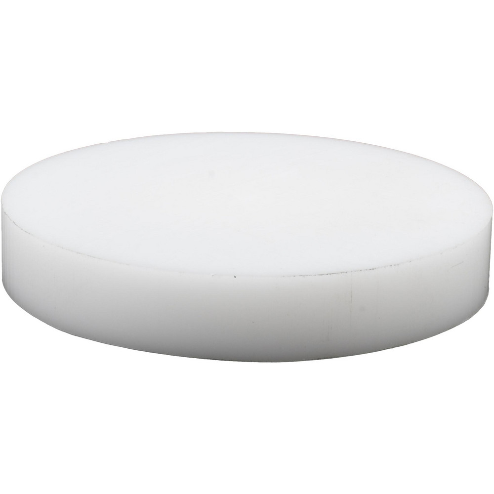 Made in USA - Plastic Disc: POM, 6" Dia, 1" Thick, Natural | MSC Direct