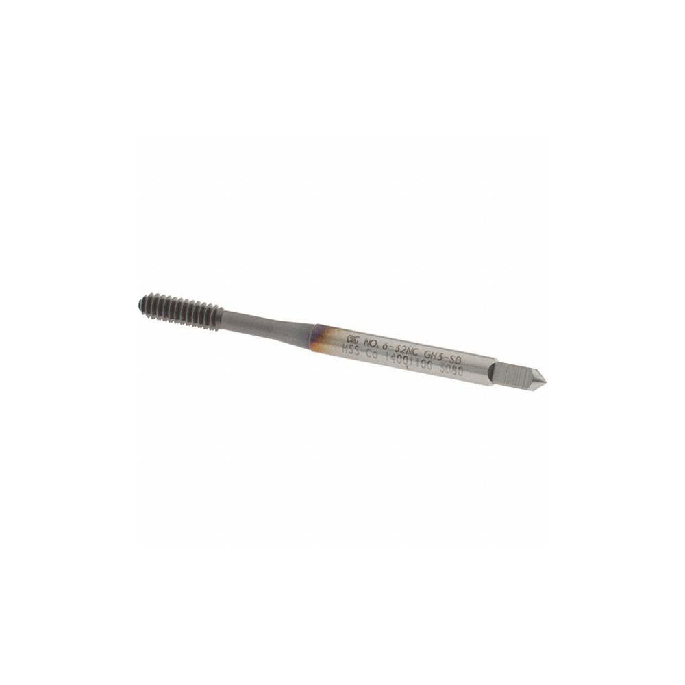 OSG - Thread Forming Tap: #6-32 UNC, 3B Class of Fit, Bottoming Chamfer ...