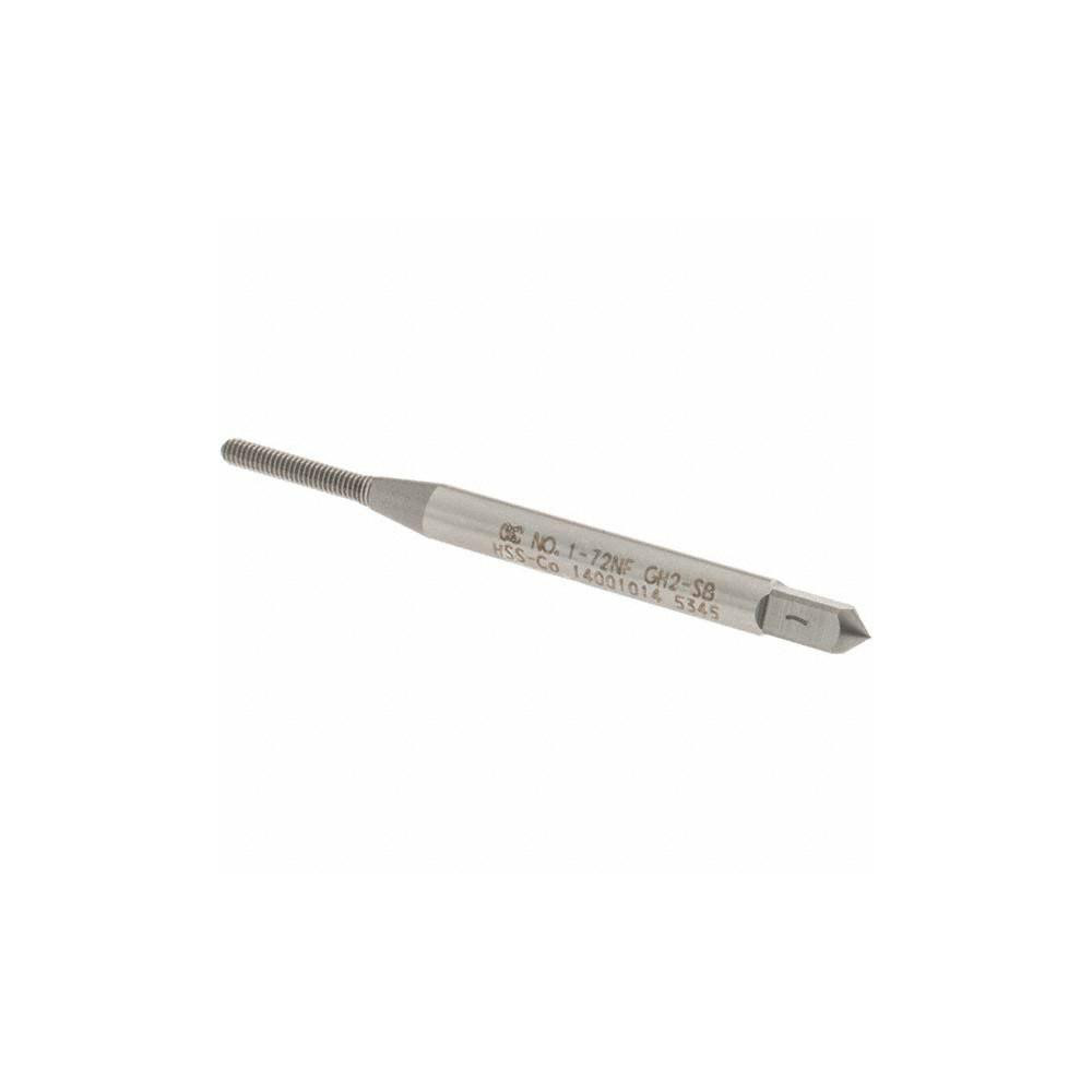 OSG - Thread Forming Tap: #1-72 UNF, 3B Class of Fit, Bottoming Chamfer, Cobalt, Bright Finish ...