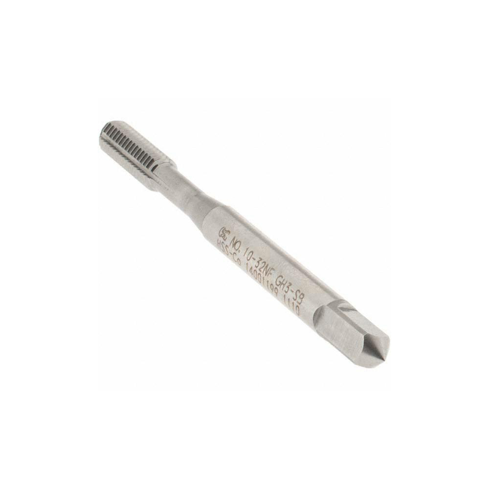 OSG - Thread Forming Tap: #10-32 UNF, 3B Class of Fit, Bottoming Chamfer, Cobalt, Bright Finish ...