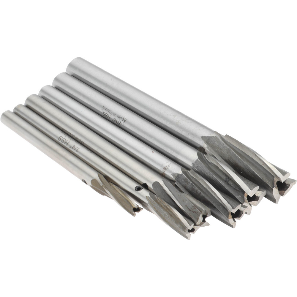 Value Collection - 6 Piece, 3 Flutes, Straight Shank, Interchangeable ...