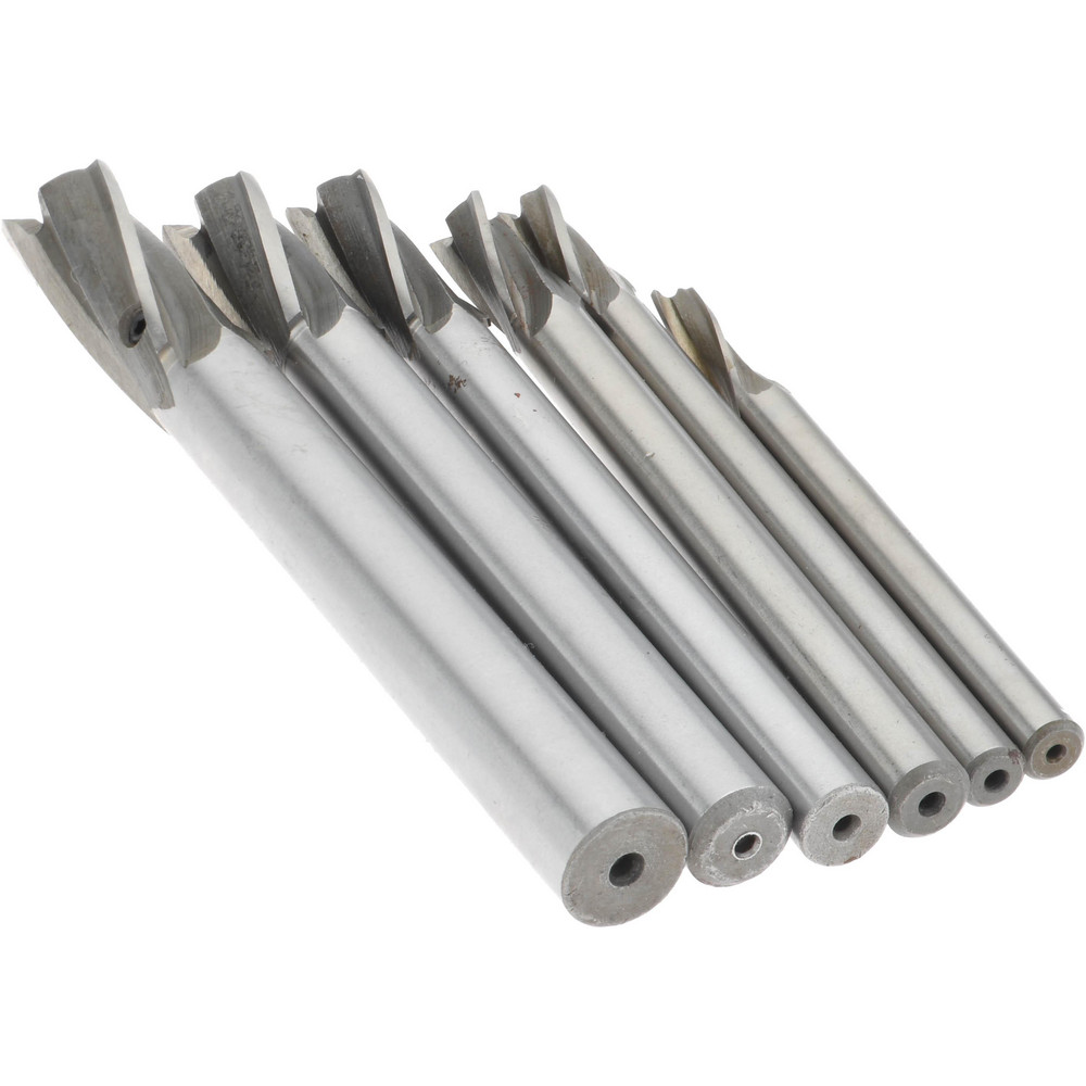 Value Collection - 6 Piece, 3 Flutes, Straight Shank, Interchangeable ...