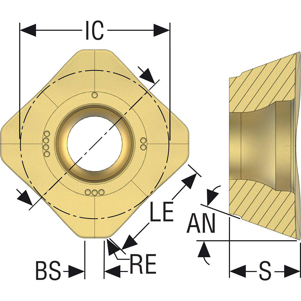 Seco - Milling Insert: ANSI SEMX1204AFTN-M15, ISO SEMX1204AFTN-M15 ...