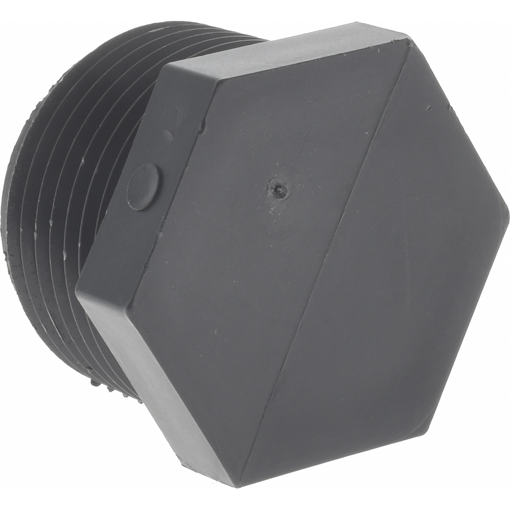 Green Leaf - 3/4" Polypropylene Plastic Pipe Plug | MSC Direct