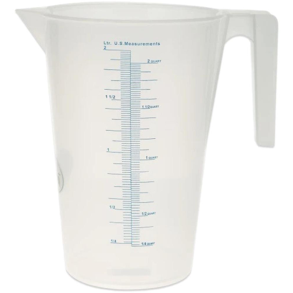 Funnel King - Pitcher: 2000 mL Capacity, Polypropylene | MSC Direct