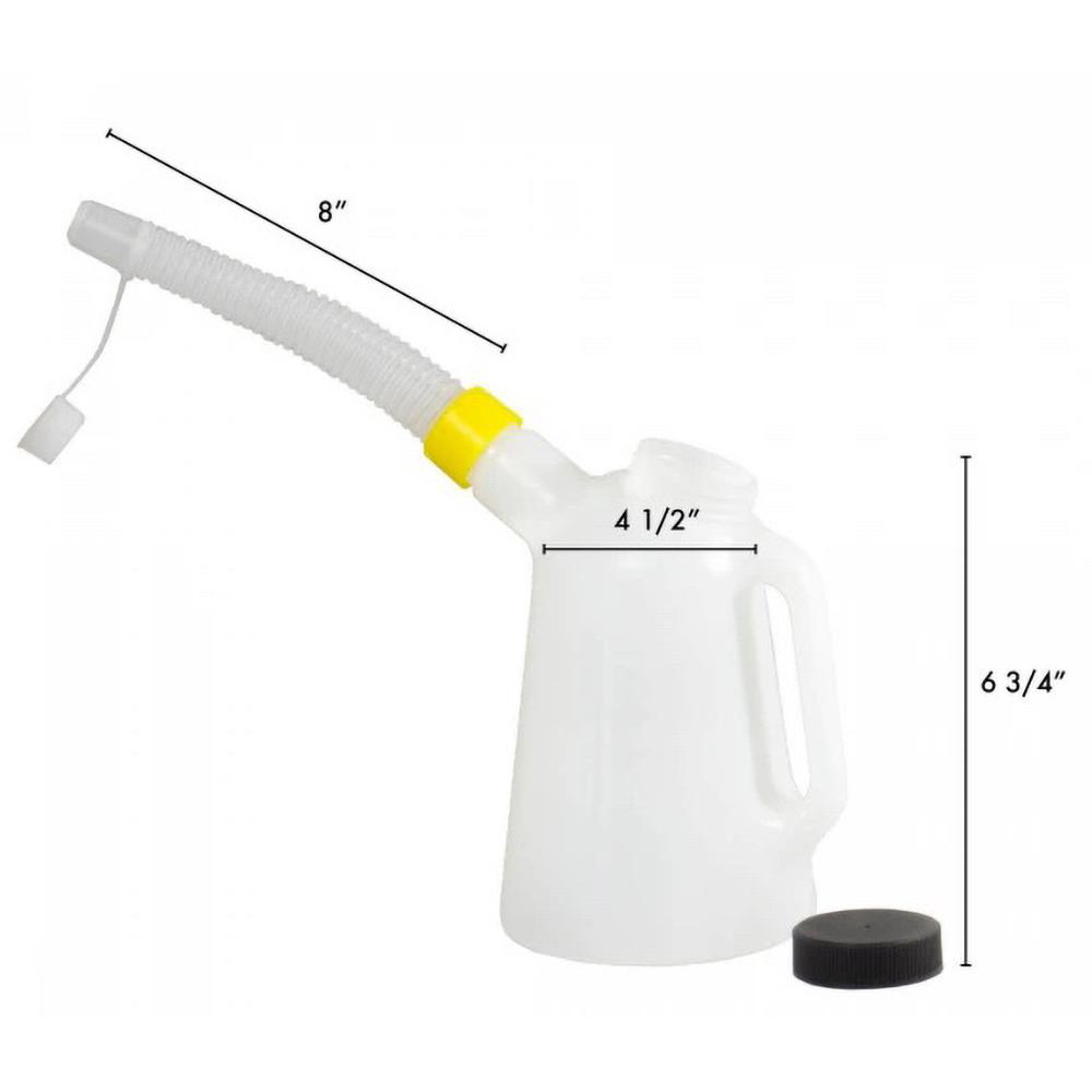 Funnel King - Pitcher: 1000 mL Capacity, Polyethylene | MSC Direct