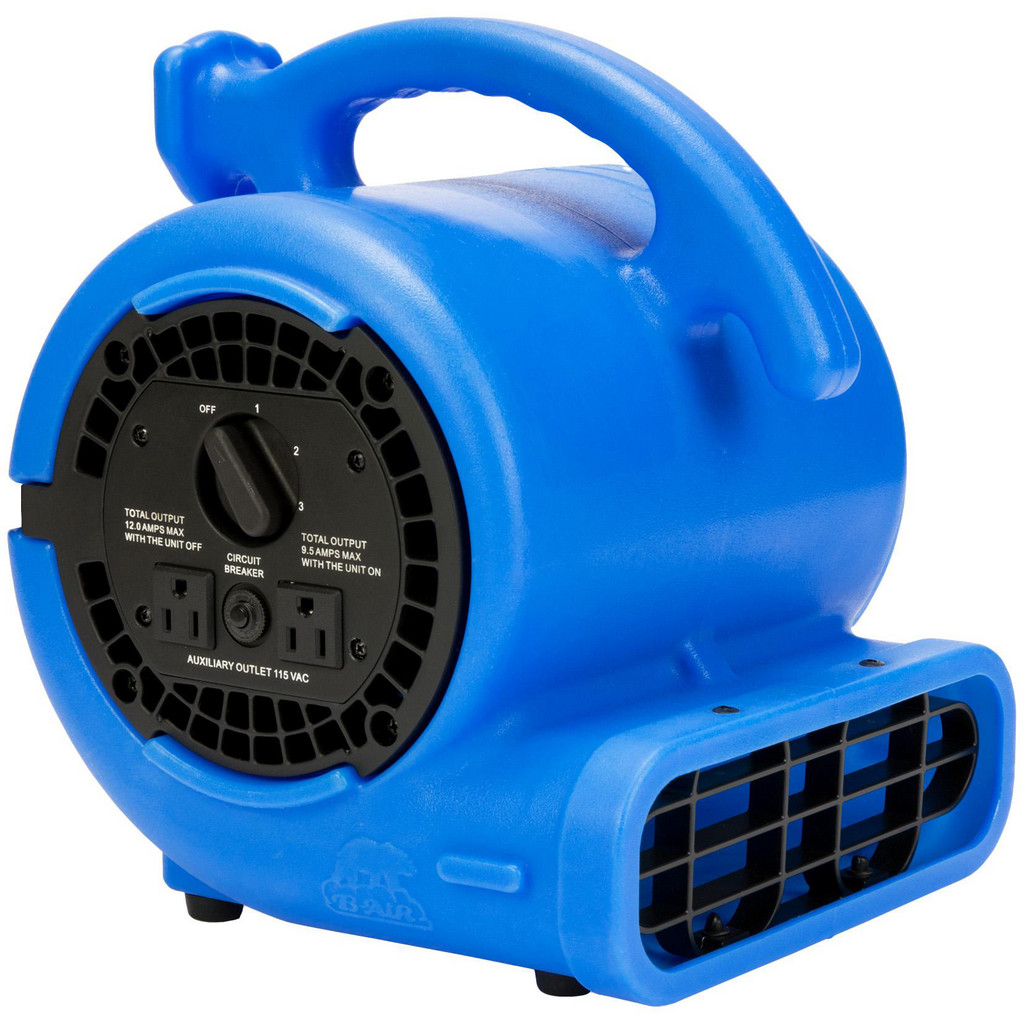 B-Air - Carpet & Floor Dryers: Application: Air Mover; Horsepower: 1/5 ...
