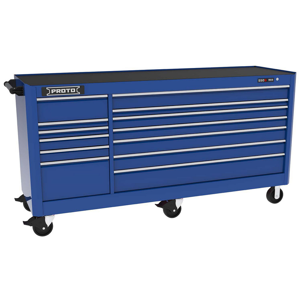 Proto - Steel Tool Roller Cabinet: 88-1/4" Wide, 46-3/8" High, 27" Deep ...