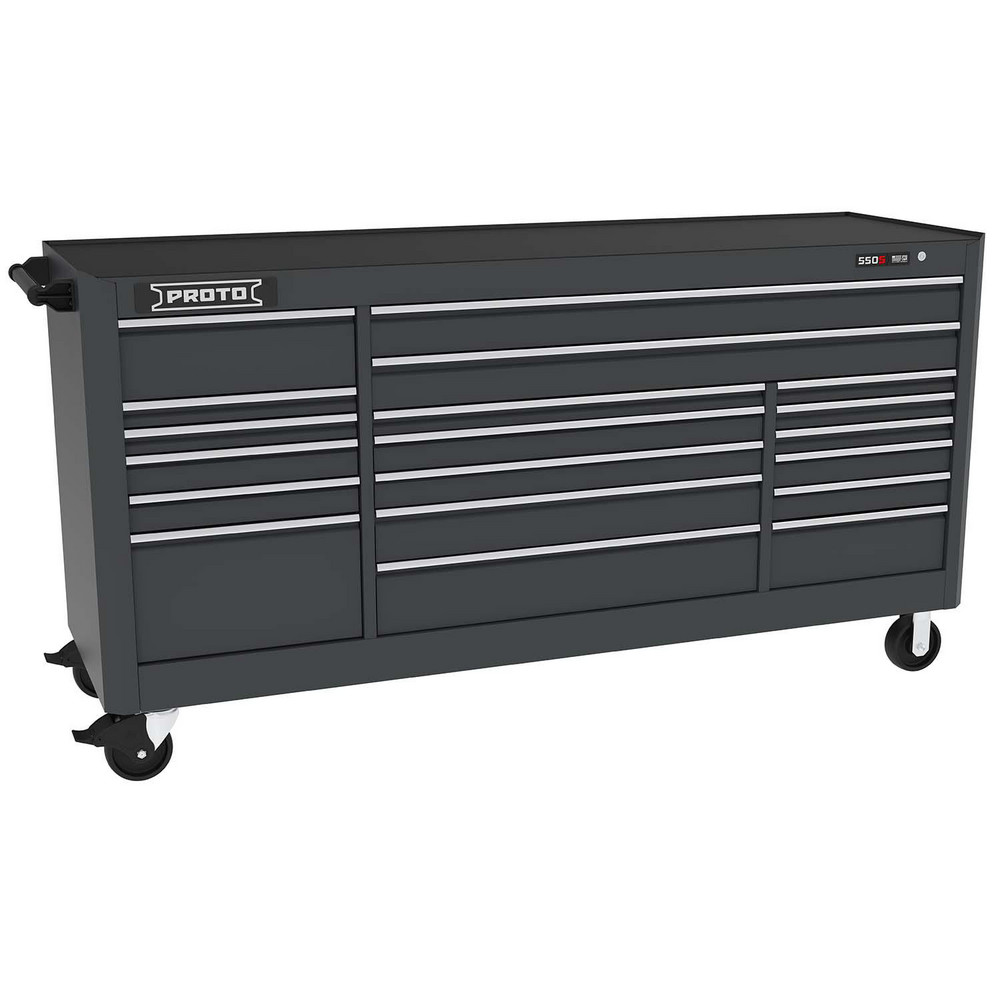 Proto - Steel Tool Roller Cabinet: 88" Wide, 46" High, 27" Deep, 19 ...