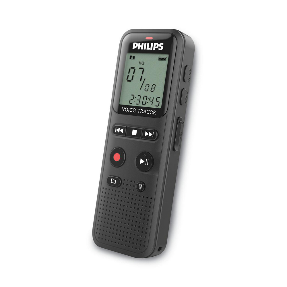 Philips - Voice Tracer DVT1160 Audio Recorder, 8 GB, Gray | MSC Direct