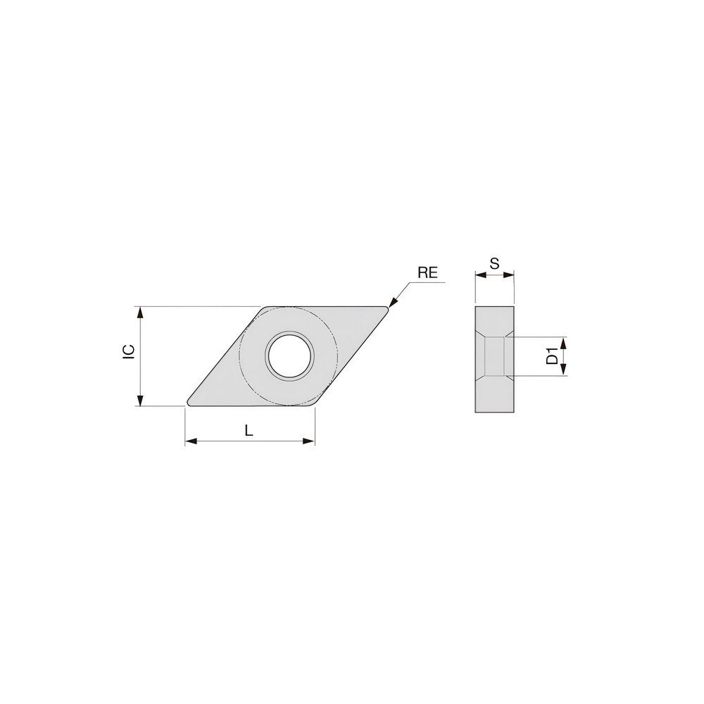 Tungaloy - Turning Insert: DNMG 443 SDM AH6235, Carbide | MSC Direct