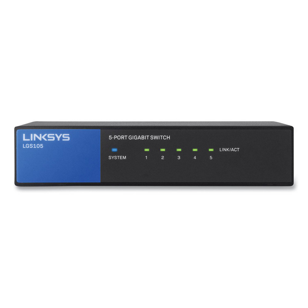LINKSYS - Business Desktop Gigabit Switch, 5 Ports | MSC Direct