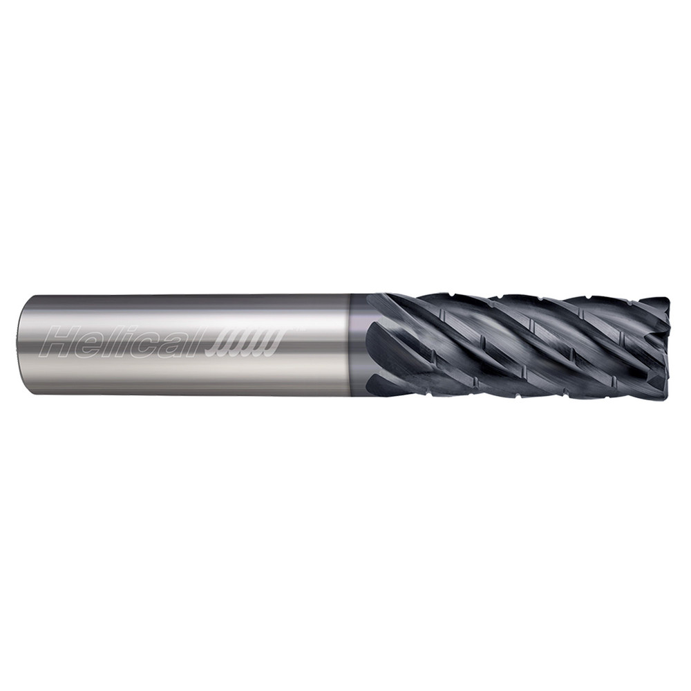 Helical Solutions - Corner Radius End Mill: 3/4" Dia, 3-1/4" LOC, 0. ...