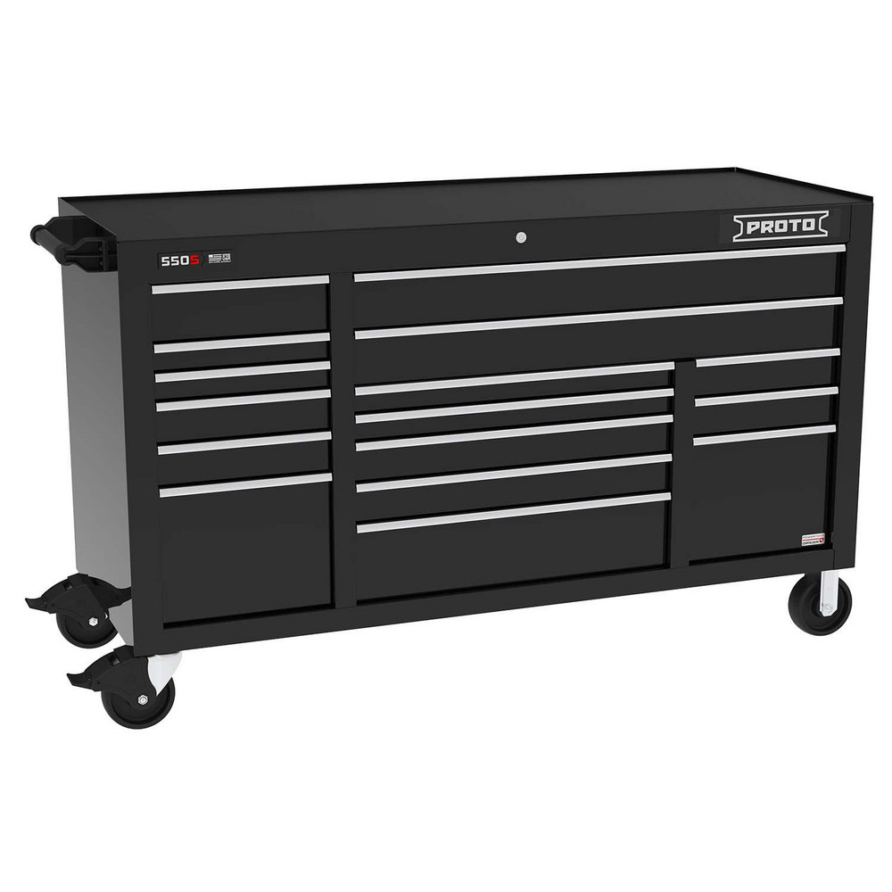 Proto - Steel Tool Roller Cabinet: 67" Wide, 41" High, 25-1/4" Deep, 16 ...