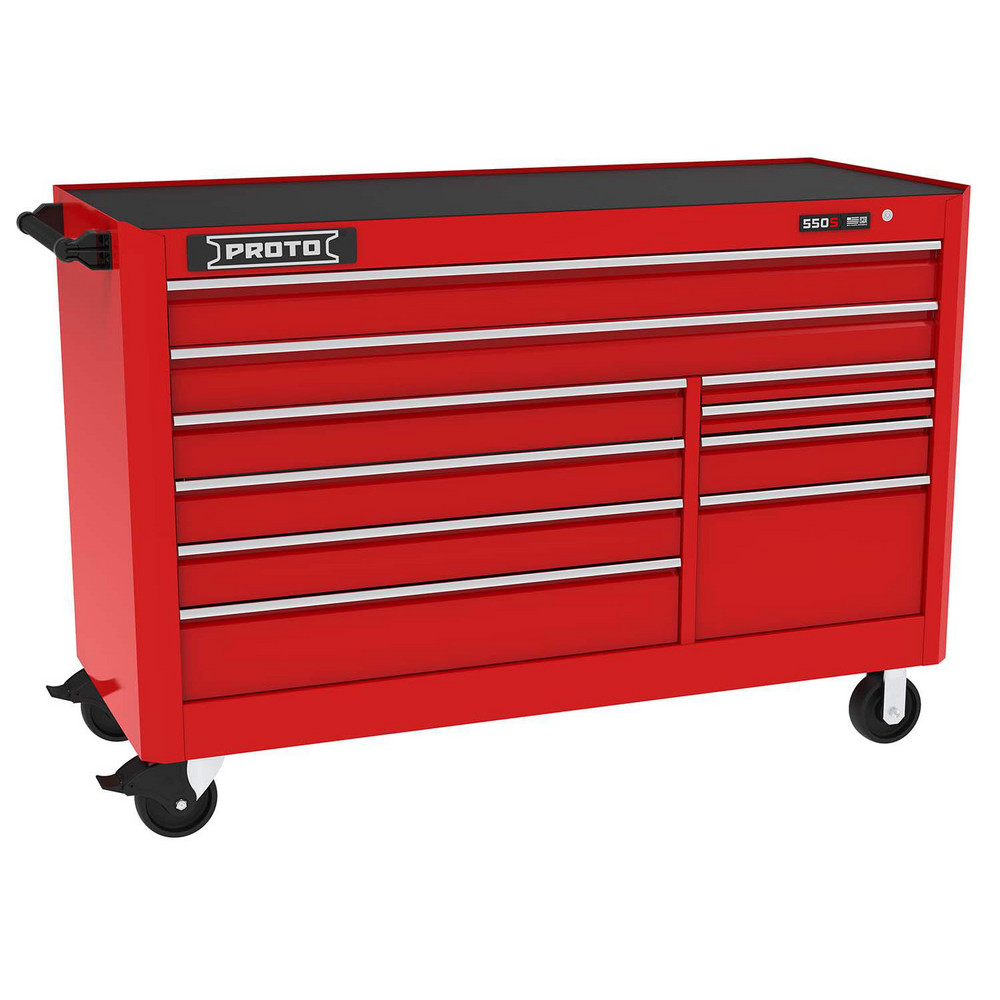 Proto - Steel Tool Roller Cabinet: 66" Wide, 46" High, 25-1/4" Deep, 10 ...