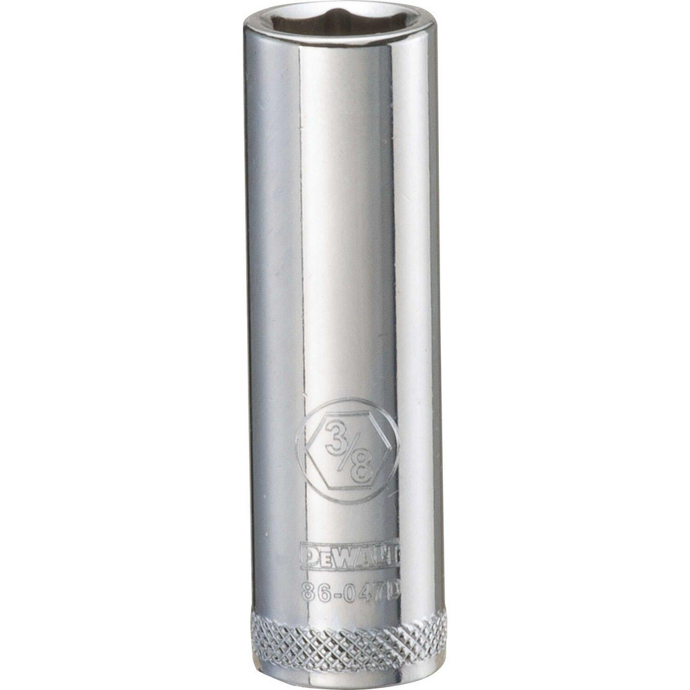 DeWALT - Deep Hand Socket: 1/4" Drive, 3/8" Socket, 6-Point | MSC Direct