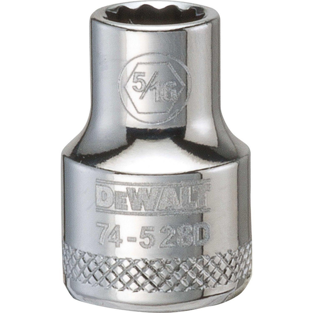 DeWALT - Standard Hand Socket: 3/8" Drive, 5/16" Socket, 12-Point | MSC ...
