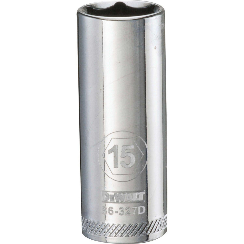 DeWALT - Deep Hand Socket: 3/8" Drive, 15.00 mm Socket, 6-Point | MSC ...