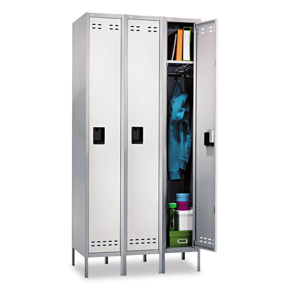 Safco - Locker: 36" Wide, 18" Deep, 78" High, Padlock | MSC Direct