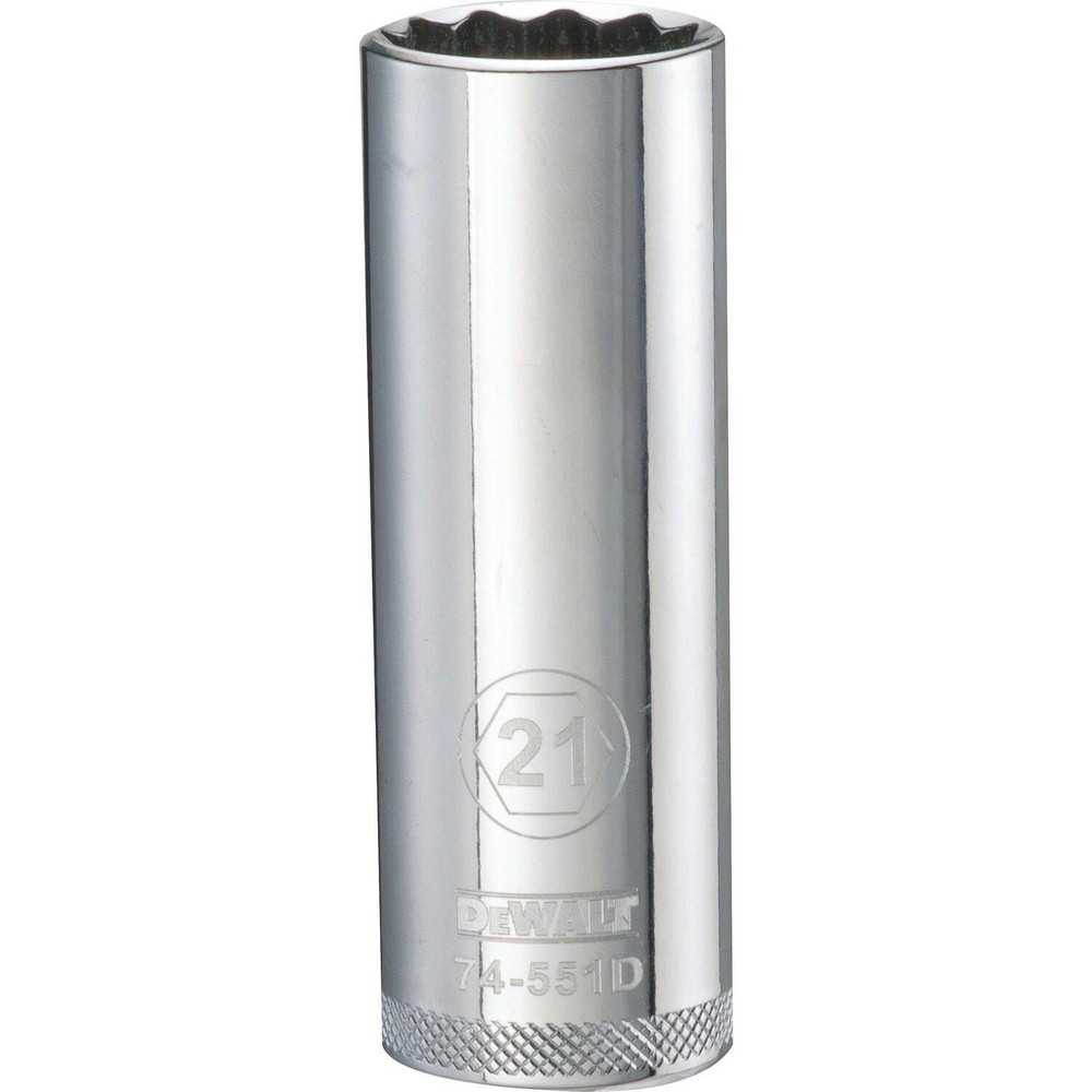DeWALT - Deep Hand Socket: 1/2" Drive, 21.00 mm Socket, 12-Point | MSC ...