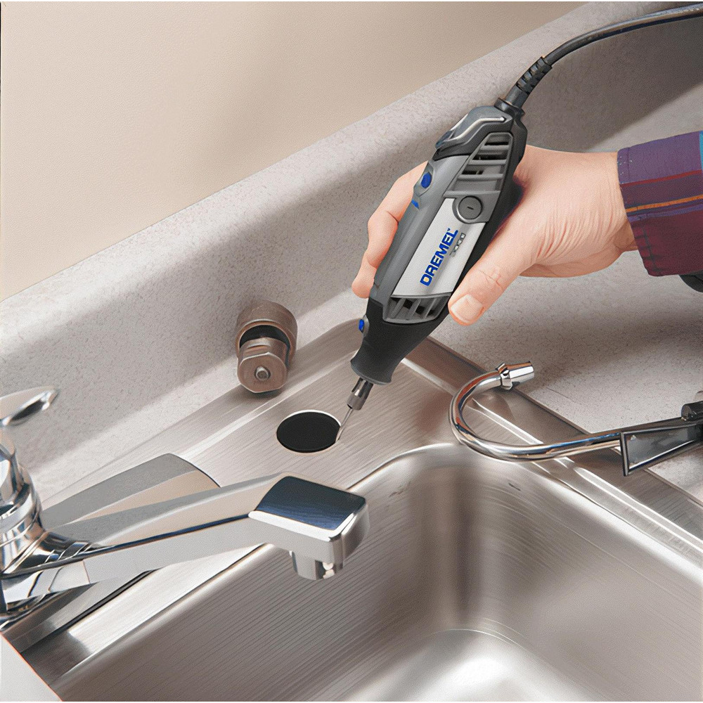 Dremel - Abrasive Burr: 1/8" Cut Dia, Taper, Double Cut | MSC Direct