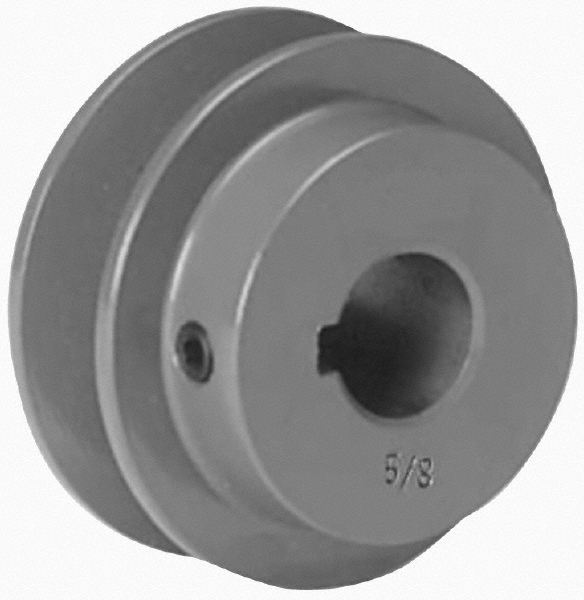 Value Collection - 7/8" Bore Dia, 3.35" OD, Finished Bore Single Groove ...