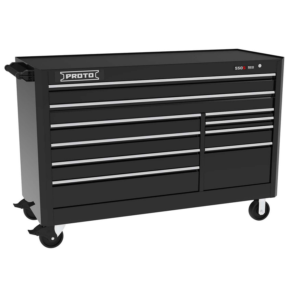 Proto - Steel Tool Roller Cabinet: 66" Wide, 46" High, 25-1/4" Deep, 10 ...
