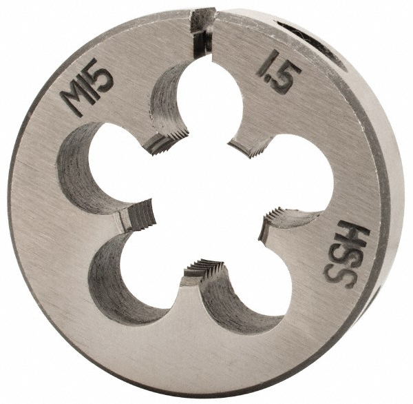 Value Collection - Round Die: M15x1.5, High Speed Steel | MSC Direct