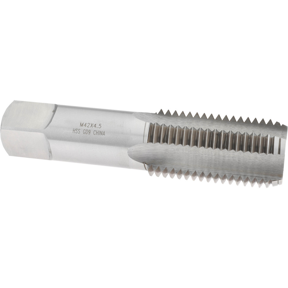 Value Collection - Straight Flute Tap: M42x4.5 Metric Coarse, 4 Flute ...