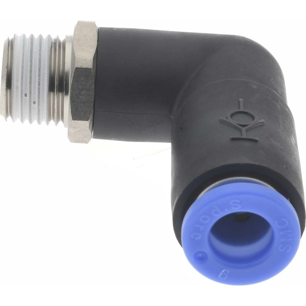 SMC PNEUMATICS - Push-to-Connect Push-to-Connect Fitting: Elbow, 6.00 mm OD | MSC Direct