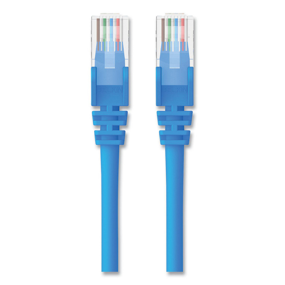 Belkin - CAT5e Snagless Patch Cable, 15 ft, Blue | MSC Direct