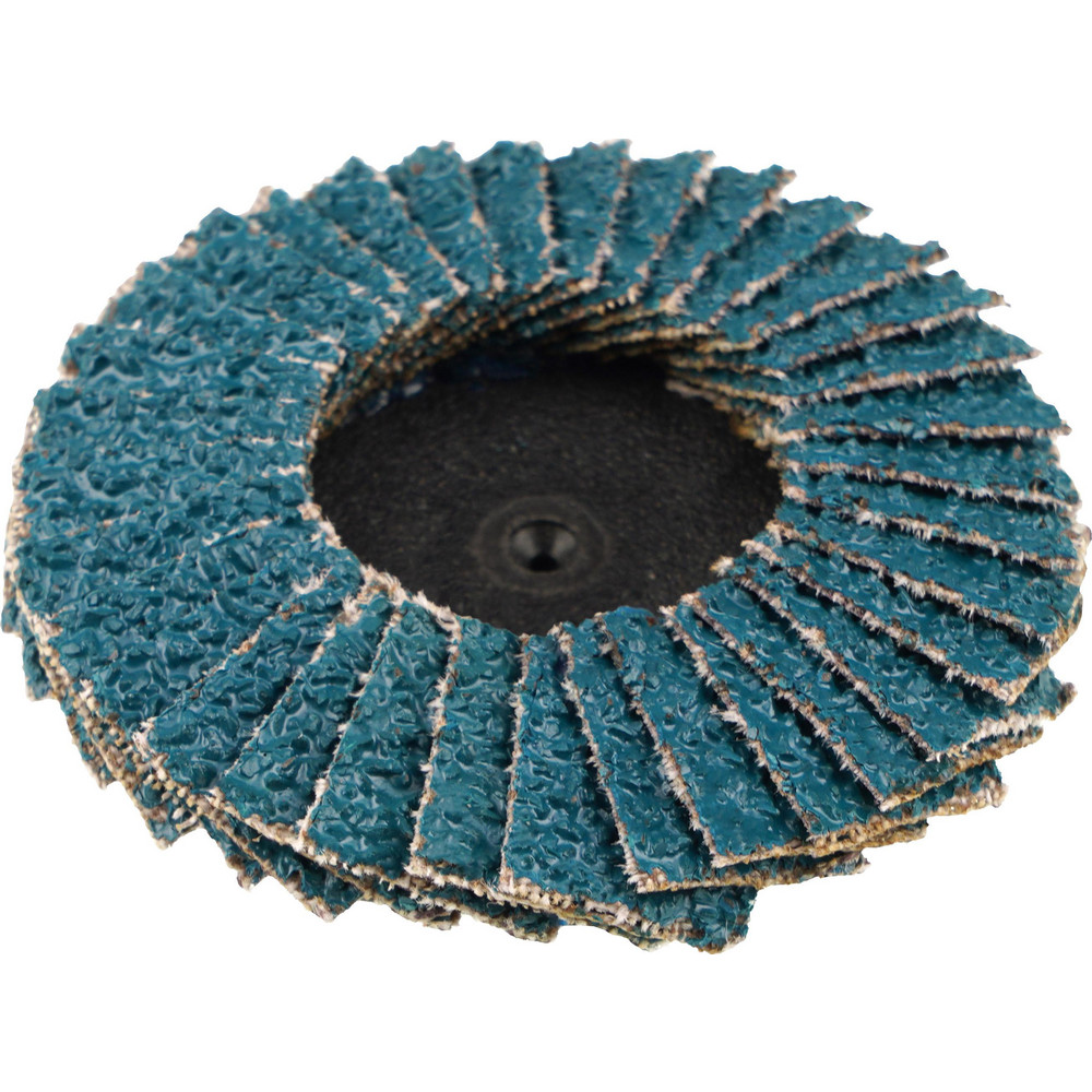 Weiler - Flap Disc: 2" Dia, Type R" Hole, 40 Grit, Zirconia Alumina ...