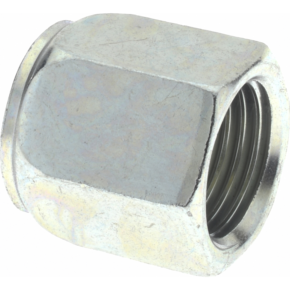 Parker - Flareless Bite-Type Tube Nut: 11/16" UN & UNF, 3/8" Tube OD ...