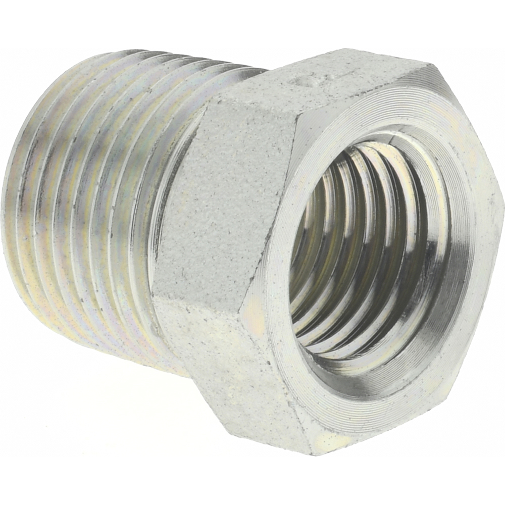 Parker - Industrial Pipe Bushing: 1/4" Female Thread, 3/8" Male Thread ...