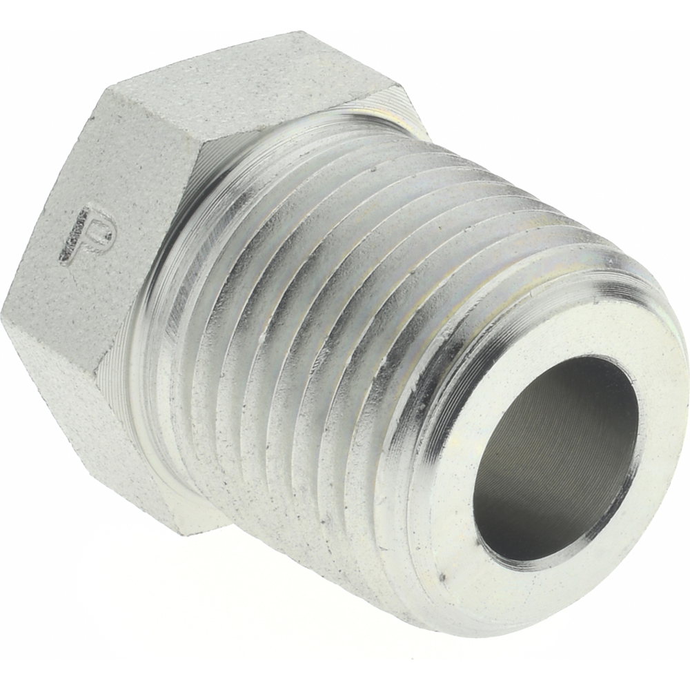 Parker - Industrial Pipe Bushing: 1/4" Female Thread, 1/2" Male Thread ...