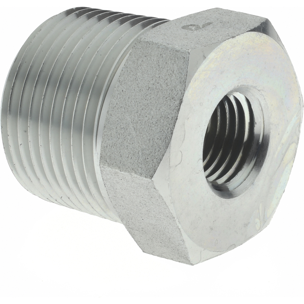 Parker - Industrial Pipe Bushing: 1/4" Female Thread, 3/4" Male Thread ...