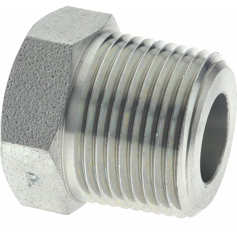 Parker - Industrial Pipe Bushing: 3/8" Female Thread, 3/4" Male Thread ...