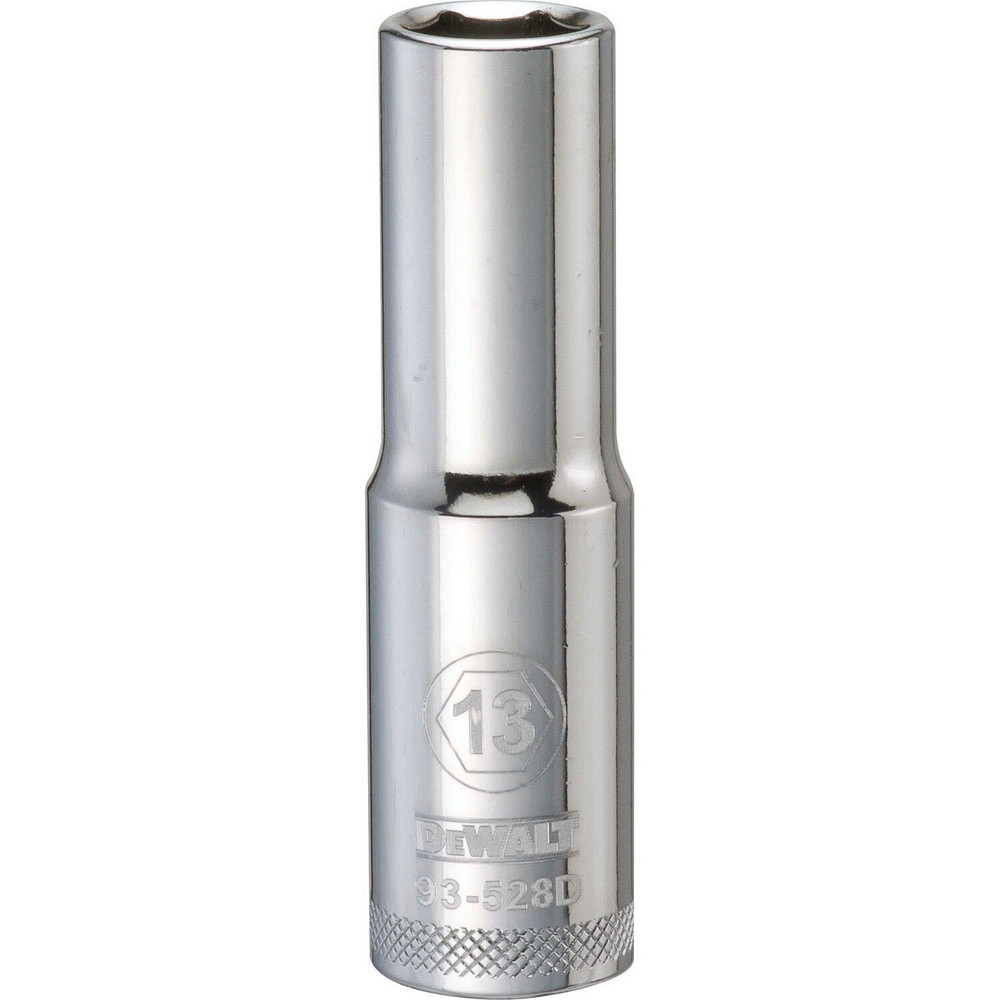 DeWALT - Deep Hand Socket: 1/2" Drive, 13.00 mm Socket, 6-Point | MSC ...