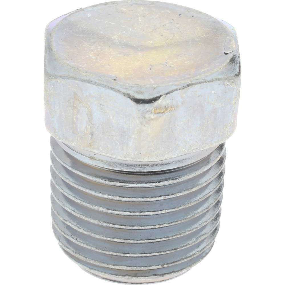 Parker - Industrial Pipe Hex Plug: 1/8" Male Thread, MNPTF | MSC Direct