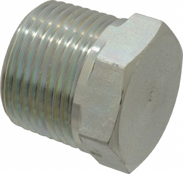 Parker - Industrial Pipe Hex Plug: 3/4" Male Thread, MNPTF | MSC Direct