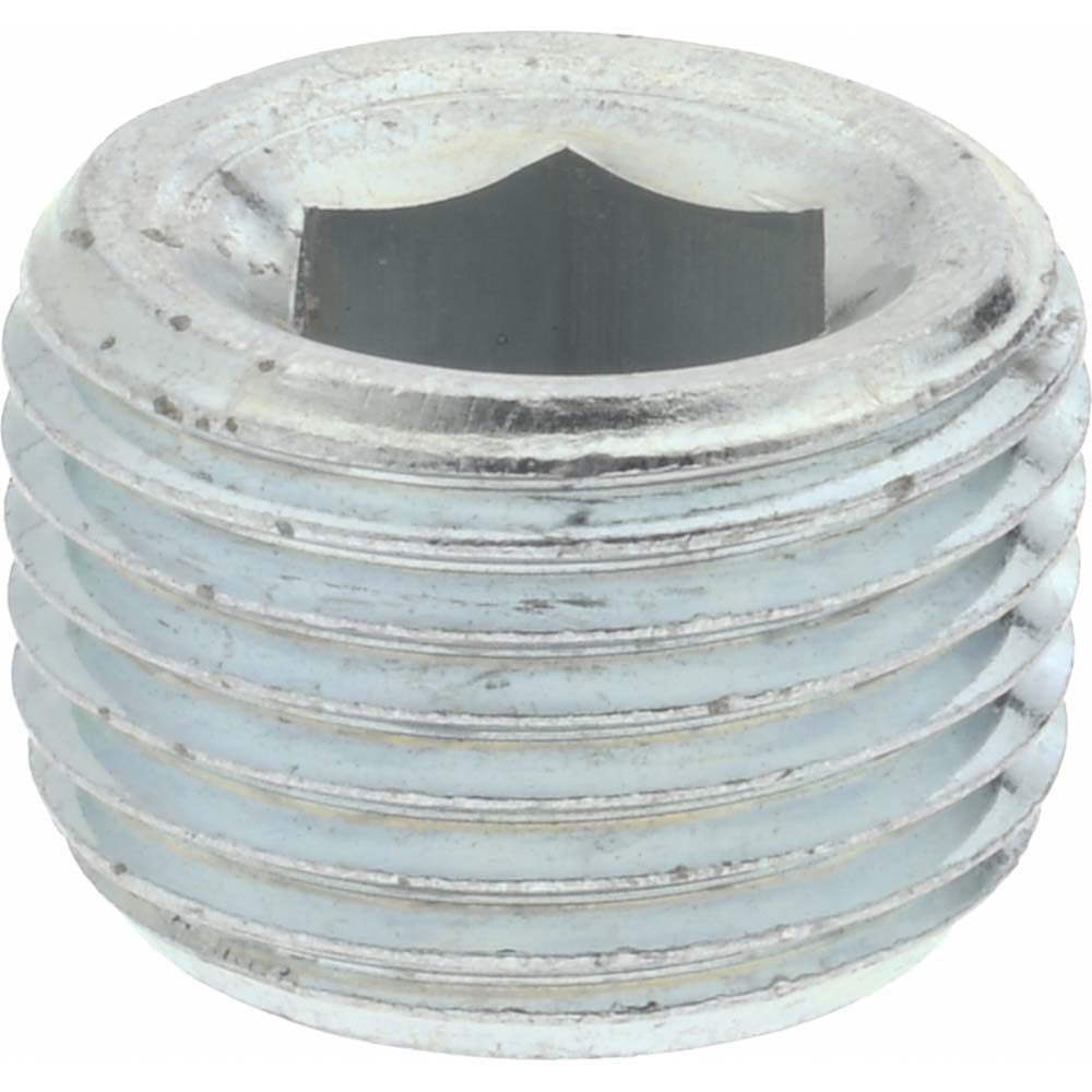 Parker - Industrial Pipe Hollow Hex Plug: 3/8" Male Thread, MNPTF | MSC ...