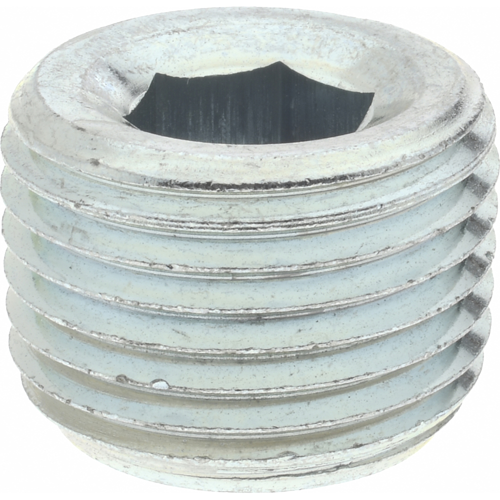 Parker - Industrial Pipe Hollow Hex Plug: 1/2" Male Thread, MNPTF | MSC ...