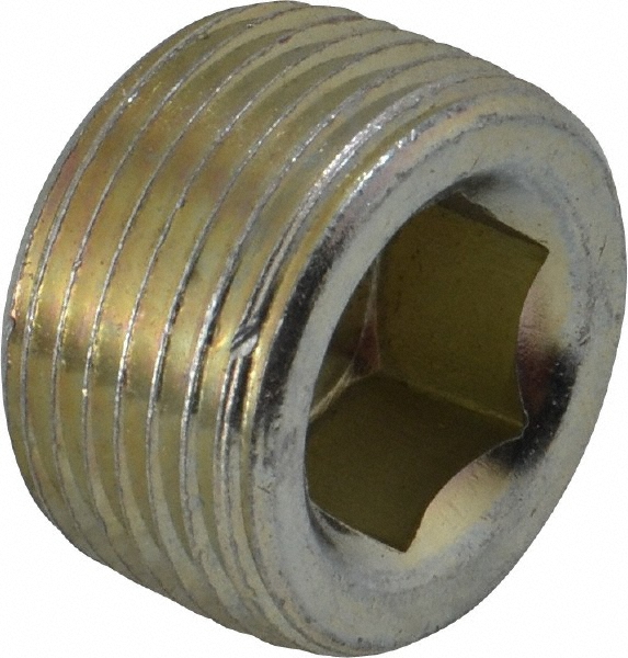 Parker - Industrial Pipe Hollow Hex Plug: 3/4" Male Thread, MNPTF | MSC ...