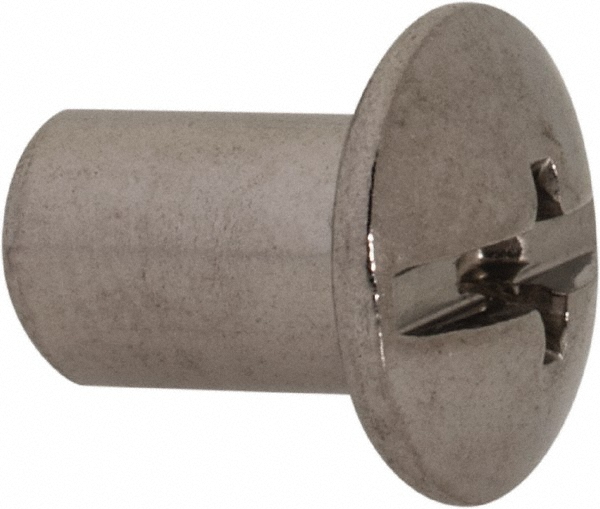 Made in USA - #10-24 Thread Barrel, Slotted/Phillips Drive, Stainless ...